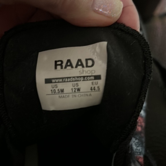 RAAD | Shoes | Raad Bad Ass Bulldog Pumping Iron Canvas Hightop ...